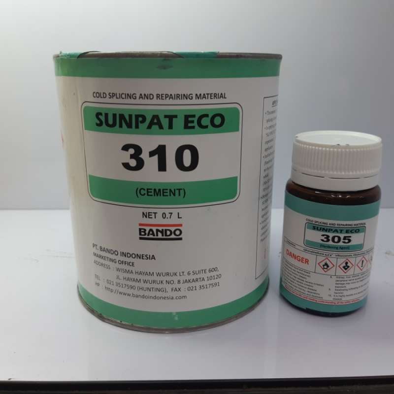 Promo Lem Sunpat Eco 310 Bando + Hardener Lem Karet Conveyor Diskon 23% ...