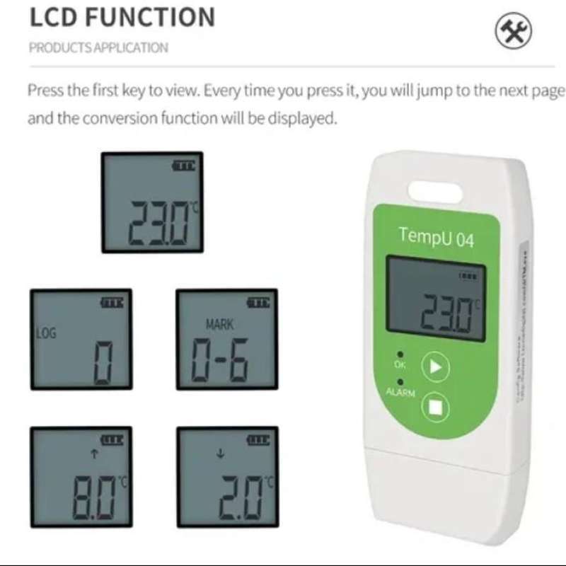 Jual Data Logger Temperature Calibration Certificate Tempu04 Tzone Recorder Di Seller Bosstech ...