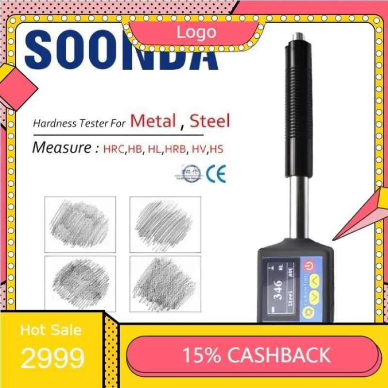 Jual Alat Uji Kekerasan Baja Besi Logam Hrb Hrc Hs Hardness Tester ...