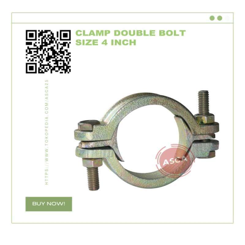 Promo Clamp Double Bolt 4 Inch Diskon 50% Di Seller Tokosepuluh10 ...