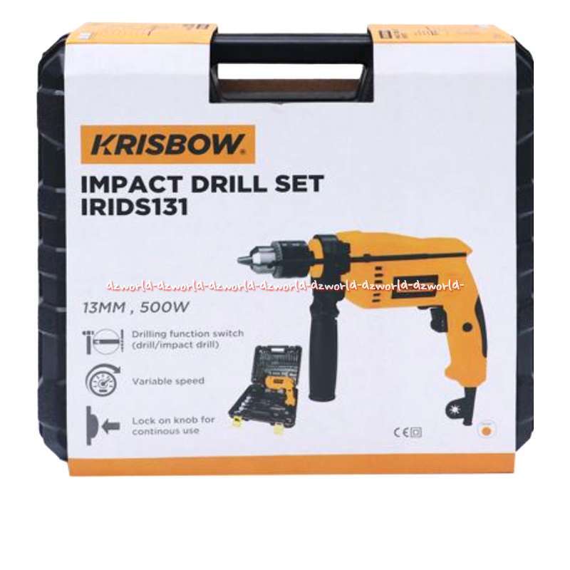 Jual Krisbow Impact Drill Set Irids131 Mesin Bor Logam Dinding Tembok ...