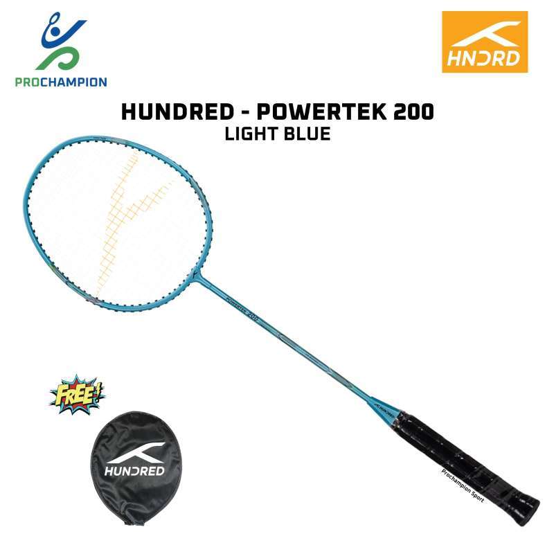 Promo New ! Raket Badminton Hundred Powertek 200 Strung Diskon 13% Di ...