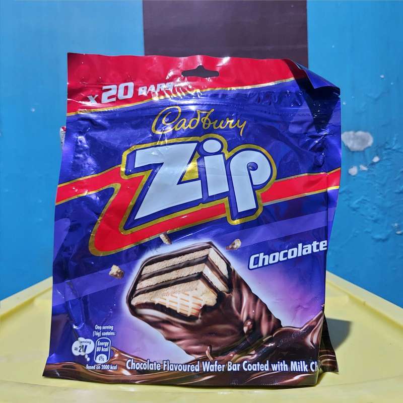 Jual Cadbury Zip Chocolate Wafer Bar 20 Pcs Bars Di Seller Vincere_shop ...