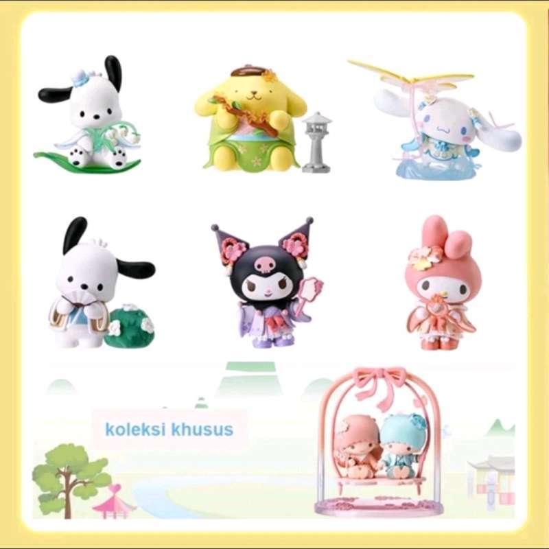 Jual Bisa Pilih Open Box Blind Box Sanrio Rhyme Flower Sanrio License ...
