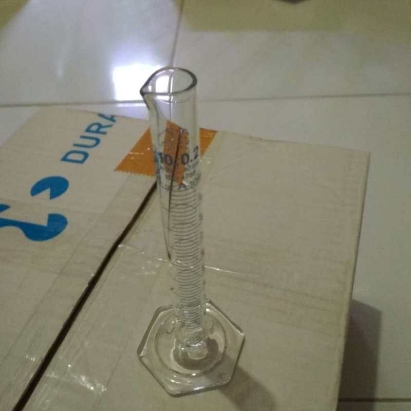 Promo Duran Measuring Cylinder Class A 10 Ml/gelas Ukur Kaca Duran ...