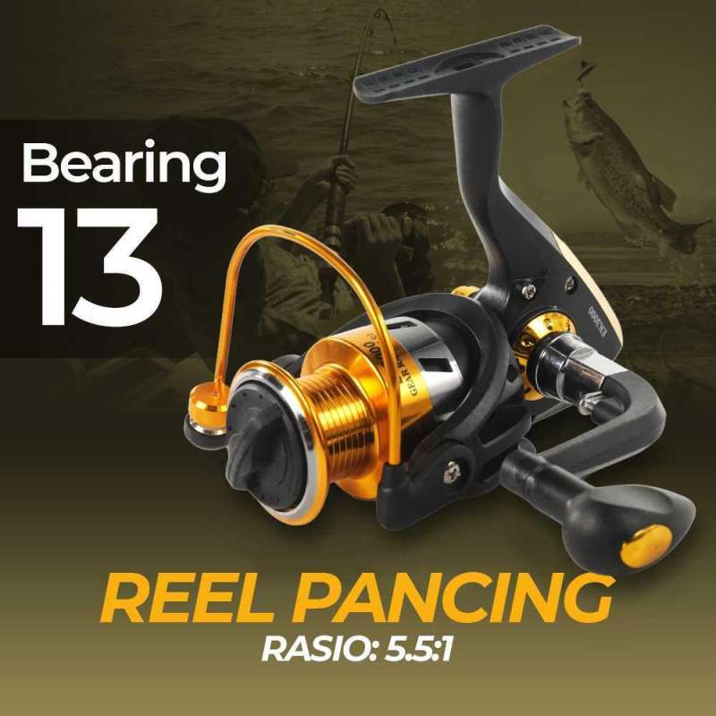 Jual Ek Reel Pancing Spinning 13 Ball Bearing Rill Besi Ril Reel Murah ...