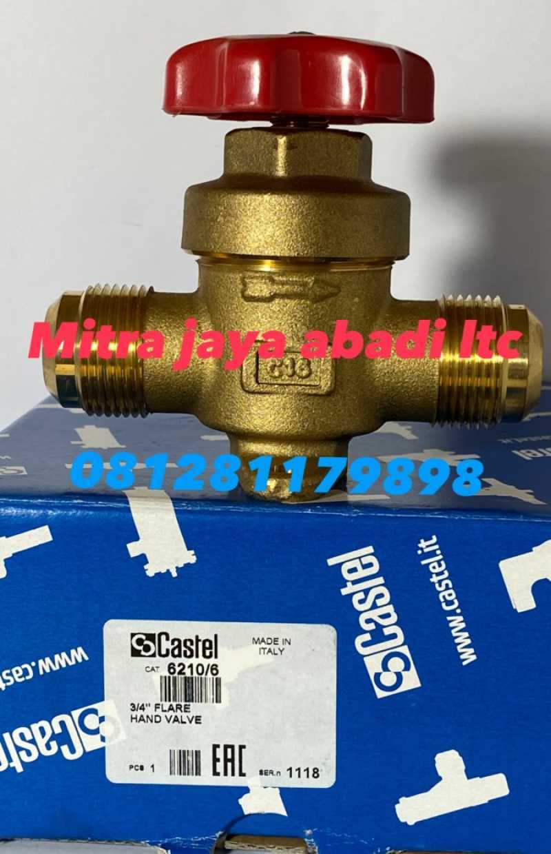 Promo Hand Valve 3/4 Inch Atau Stop Kran Merek Castel Diskon 15% Di ...