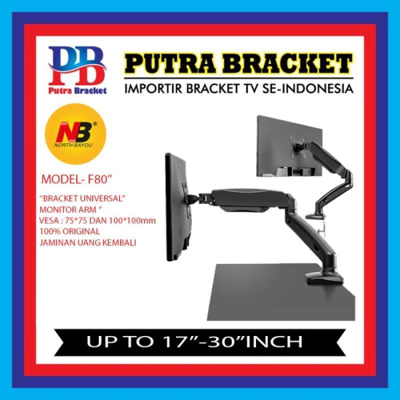 Promo Bracket Monitor 17 - 30 Inch, Nb F80 Gas Strut Arm Braket Monitor ...