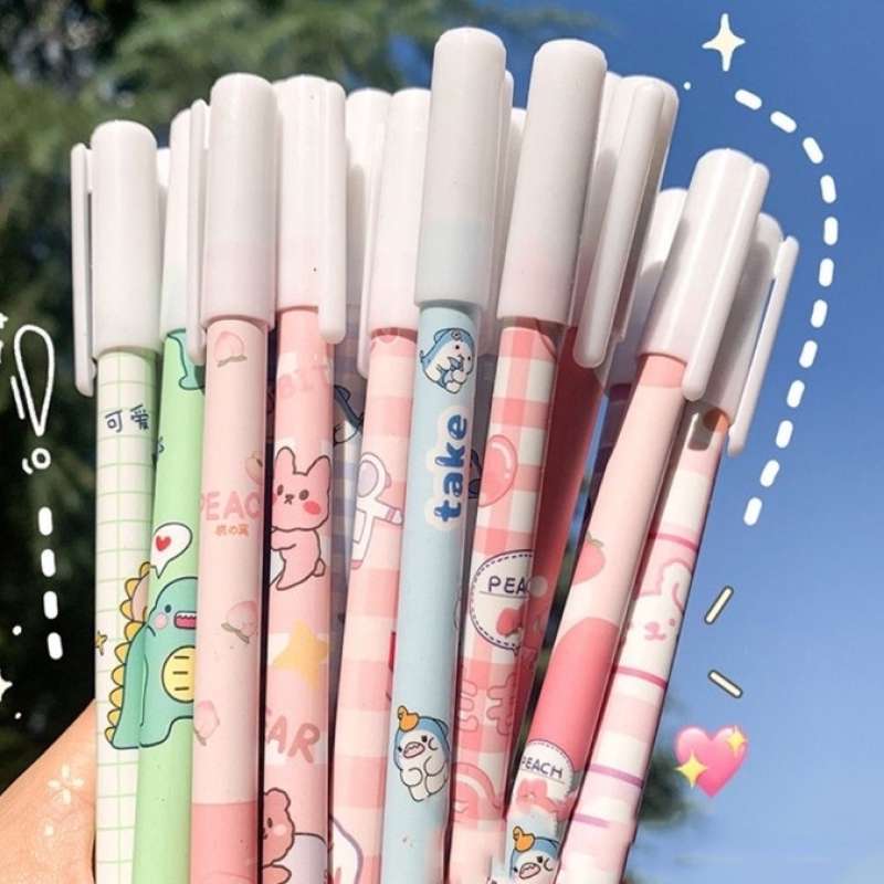 Jual Pena Hapus/pulpen Gel Hapus Karakter Pen Bisa Di Hapus/ Erasable ...