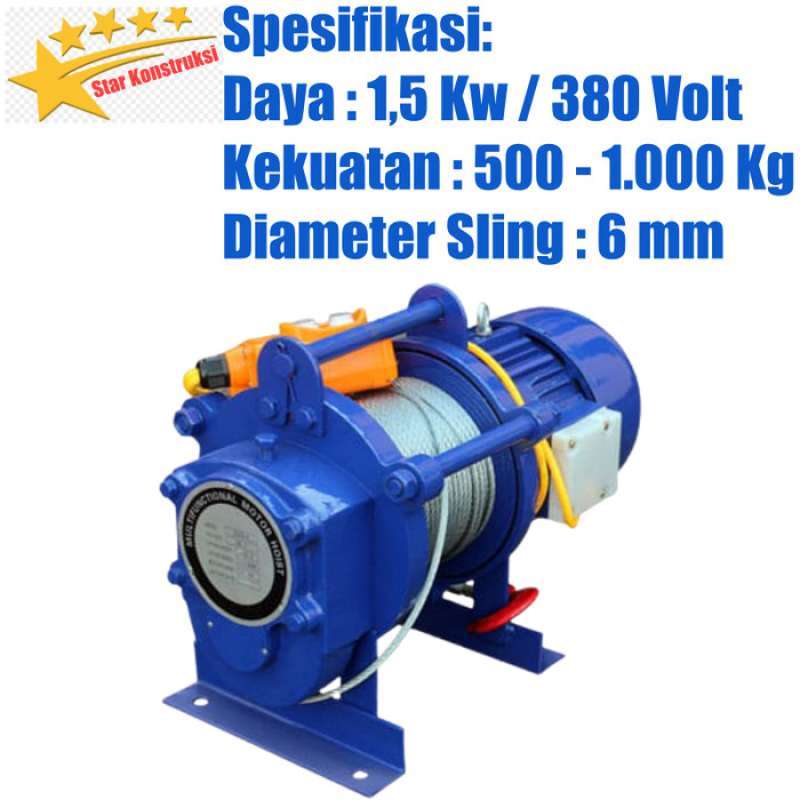 Promo Mesin / Dinamo Derek Mini Crane 1 Ton Diskon 23% Di Seller ...
