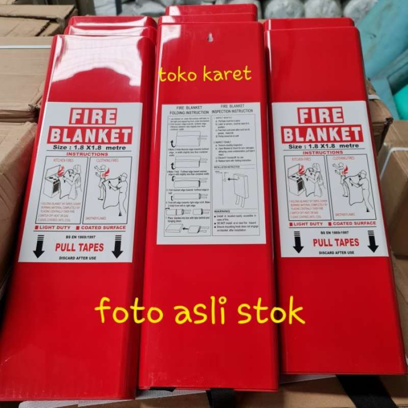 Promo Fire Blanket / Selimut Anti Api 1,2 X 1,2 Meter / Kain Tahan ...