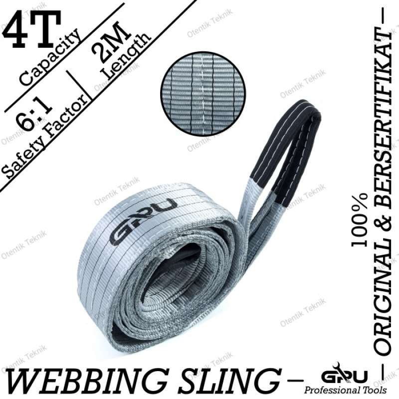 Promo Webbing Sling Belt 4 Ton X 2 Meter - Tali Sabuk 4t X 2m - Webing Diskon 23% Di Seller ...