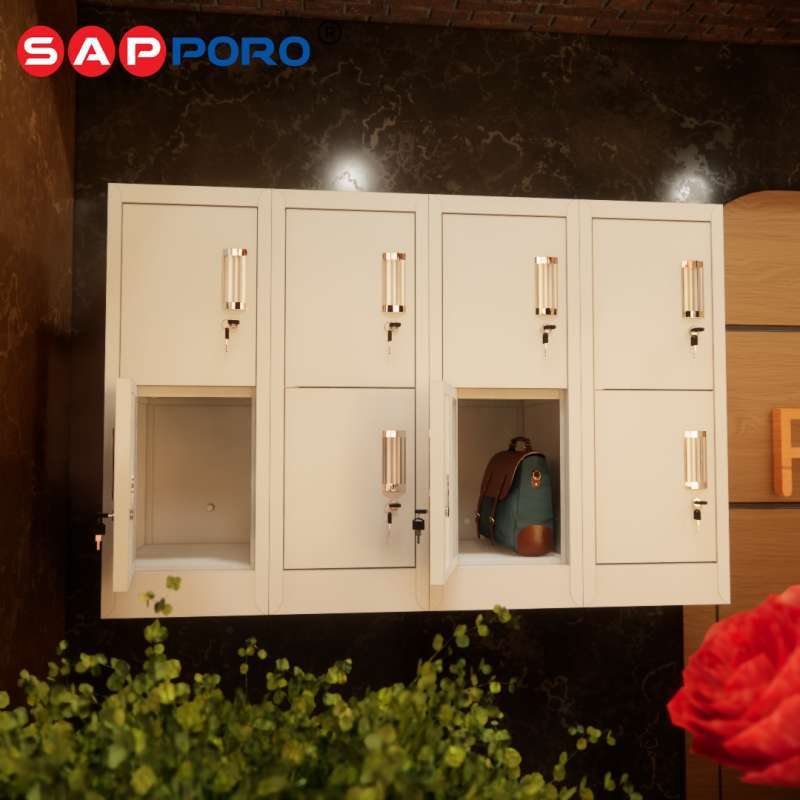 Promo Sapporo Weimar 8 - Loker Besi Dinding 8 Pintu | Wall Mount Locker ...