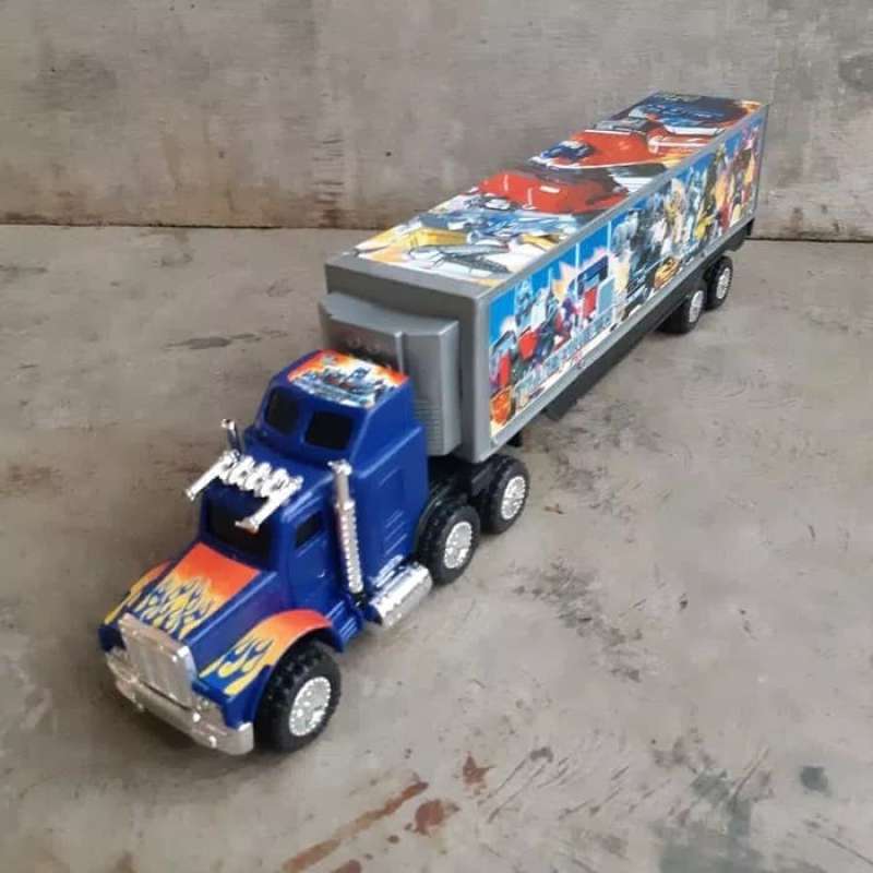 Promo Mainan Truk Kontainer - Mobil Trailer Anak Edukatif Diskon 33% Di ...