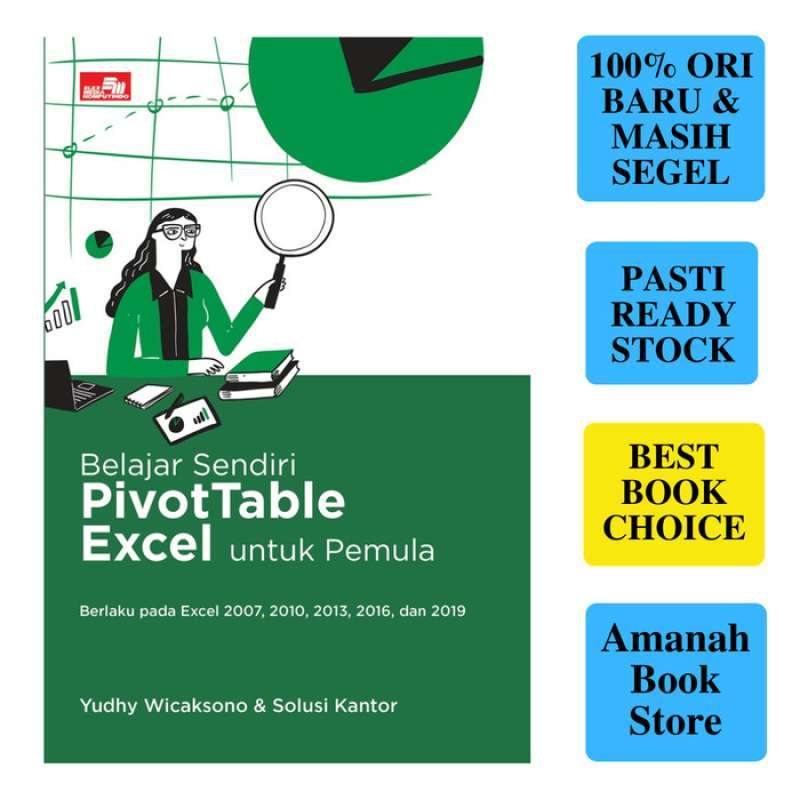 Promo Belajar Sendiri Pivottable Excel Untuk Pemula : Yudhy Wicaksono ...