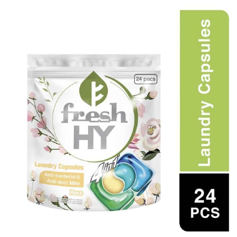 Promo Fresh Hy Laundry Capsules 4in1 , Anti-bacterial + Anti-dust Mite ...