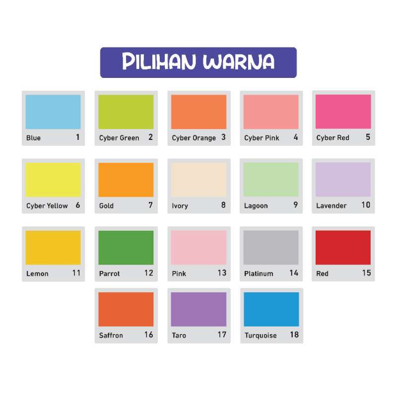 Jual Kertas Hvs Warna Guppy A4 Isi 20 Lembar - Cyber Red Di Seller Tg ...