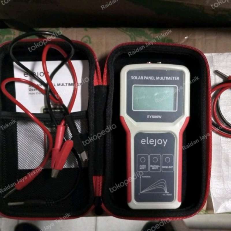 Promo Solar Panel Multimeter Elejoy Ey800w Multitester Digital Panel ...