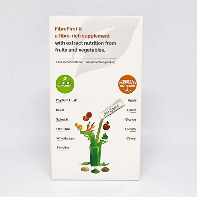 Promo Fibre First 7 Saset 1 Box Kotak Fiber Fibrefirst Serat Sachets ...