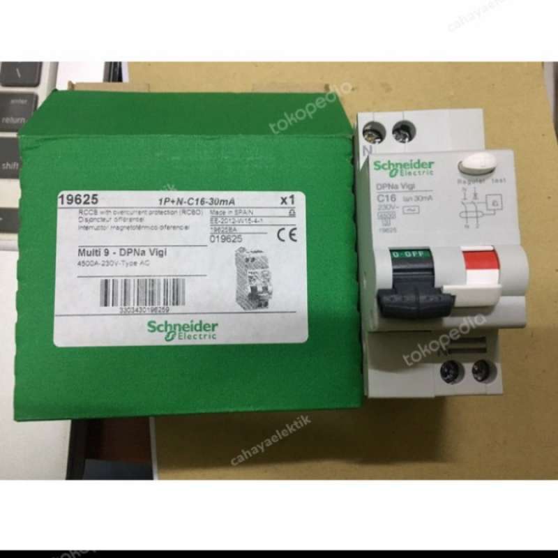 Promo Elcb Rccb Rcbo Schneider Dpna Vigi 2p 16a 16925 Diskon 23% Di ...