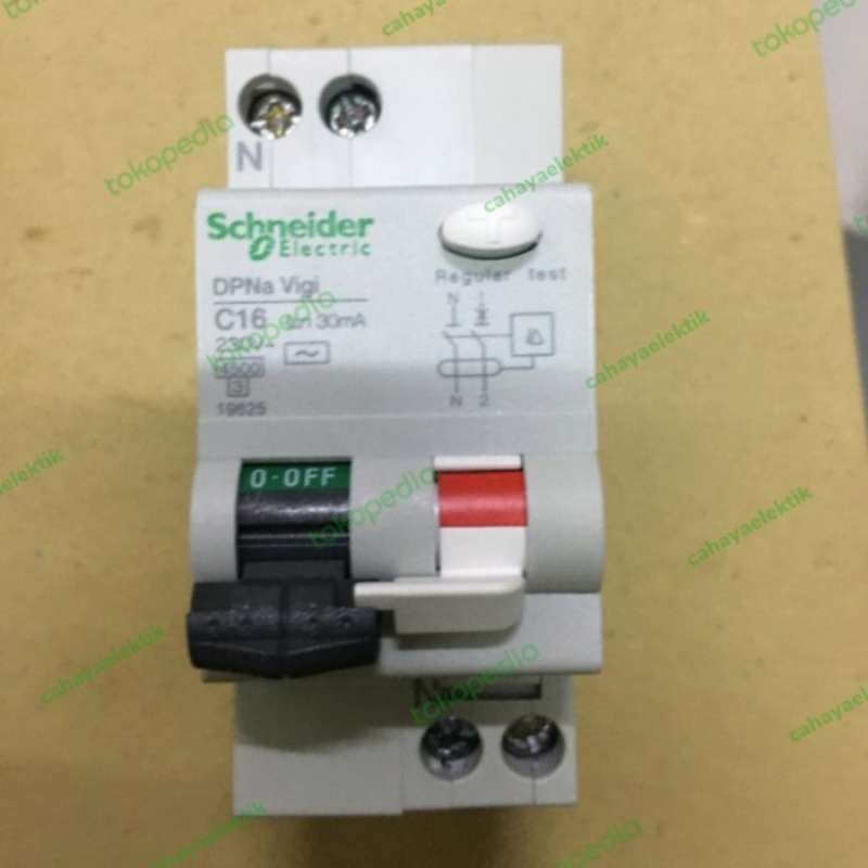 Promo Elcb Rccb Rcbo Schneider Dpna Vigi 2p 16a 16925 Diskon 23% Di ...