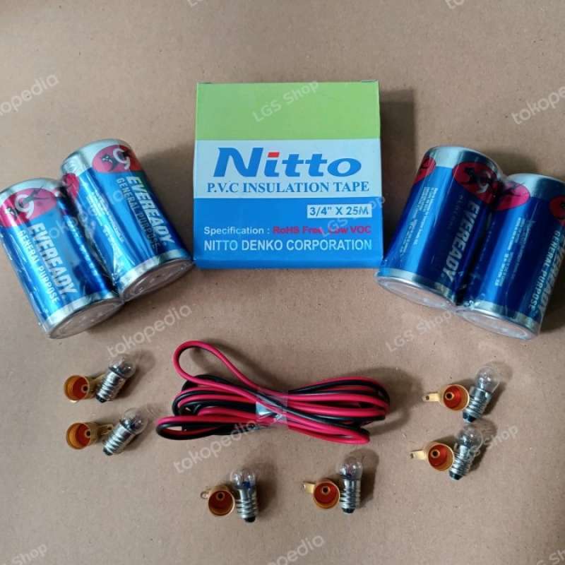Promo Rangkaian Praktek Ipa Sd/rangkaian Listrik Seri Dan Paralel ...