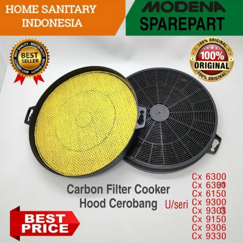Promo Carbon Filter + Vit C Cooker Hood Modena Type Cx Cerobang Diskon ...