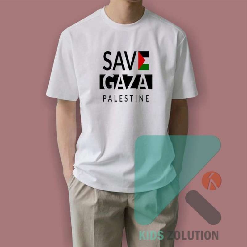 Jual Kaos Save Gaza Palestina / Kaos Save Gaza Palestine / Baju Save ...