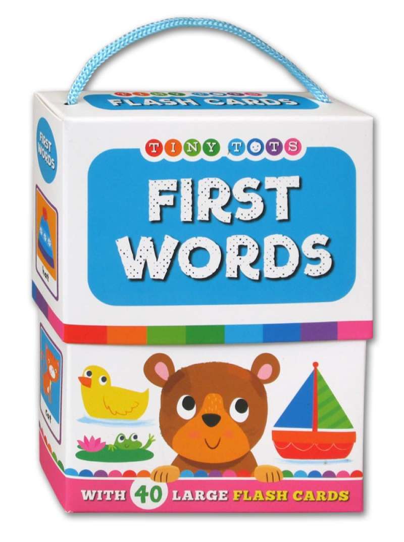Promo My First Words Tiny Tots Flash Cards (40 Large Flash Cards ...