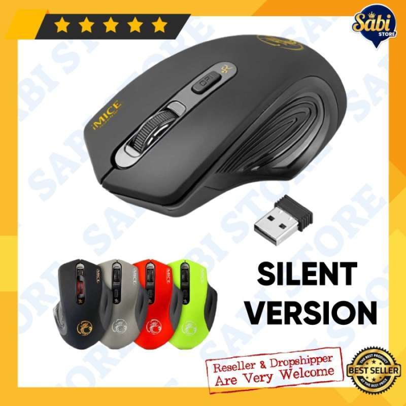 Promo Imice Wireless Gaming Mouse 2000 Dpi - Silent Version Diskon 23% ...