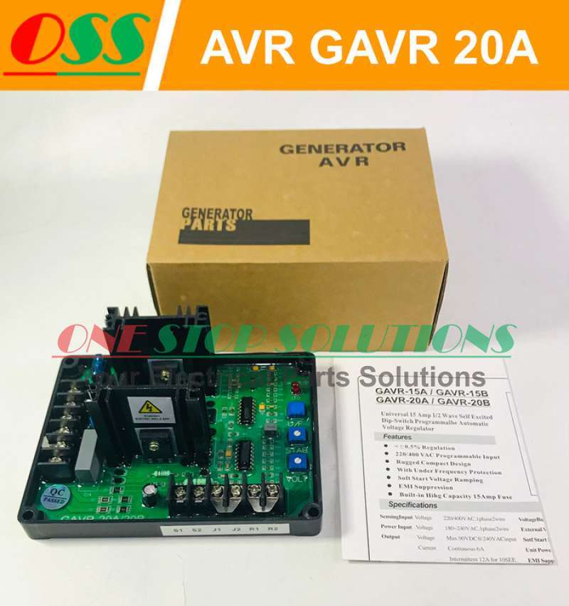 Promo Avr Genset Gavr20a / Avr Generator 20a Diskon 23% Di Seller ...