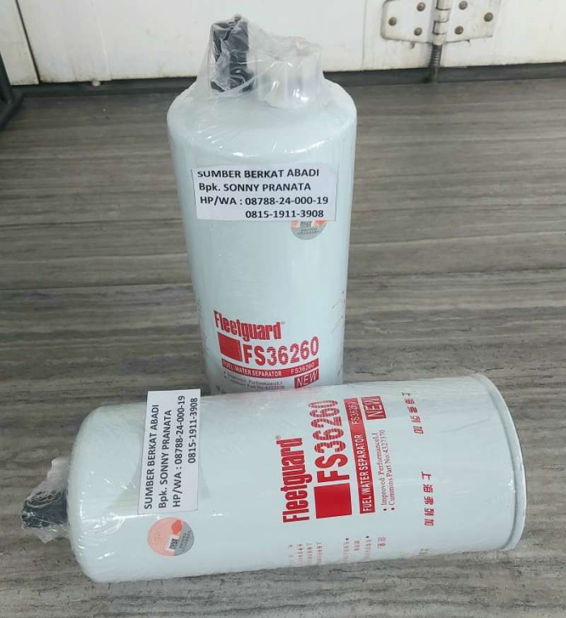 Promo Fleetguard Fs36260 Fs 36260 Fuel Water Separator Cummins 4327370 ...