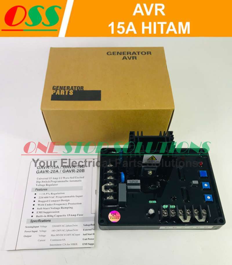 Promo Avr Avr Generator Avr Genset Gavr15a / Gavr-15a Black Hitam ...