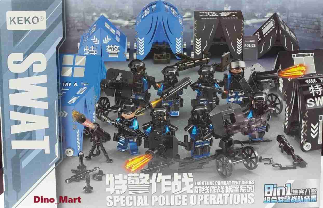Promo Brick Polisi Swat Special Police Operations Frontline Combat Tent ...
