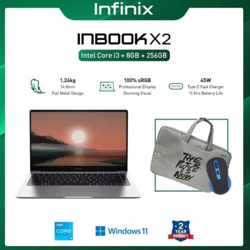 Promo Notebook Infinix Inbook X2 Gen 11 I3-1115g4 8/256 Gb Baru Garansi ...