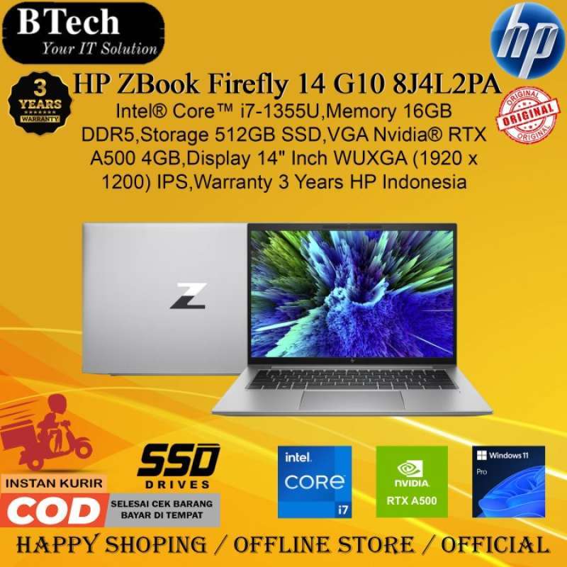 Jual Hp Zbook Firefly G J L Pa I U Gb Gb Ssd W Pro Yr Di Seller Farwa Store