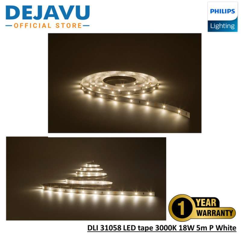 Promo Lampu Ledstrip Philips Dli 31058 Led Tape 3000k 18w 5m P White ...