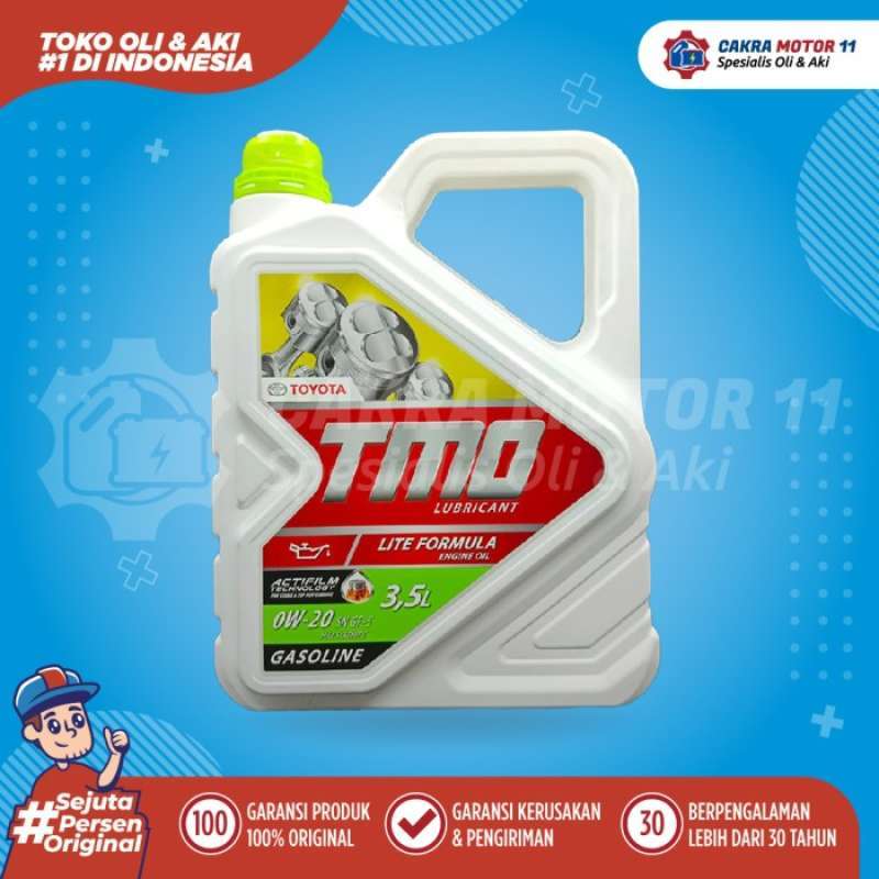 Promo Motor Oil Lite Formula Full Synthetic 0w20 Sn Gf-5 3,5lt Diskon ...