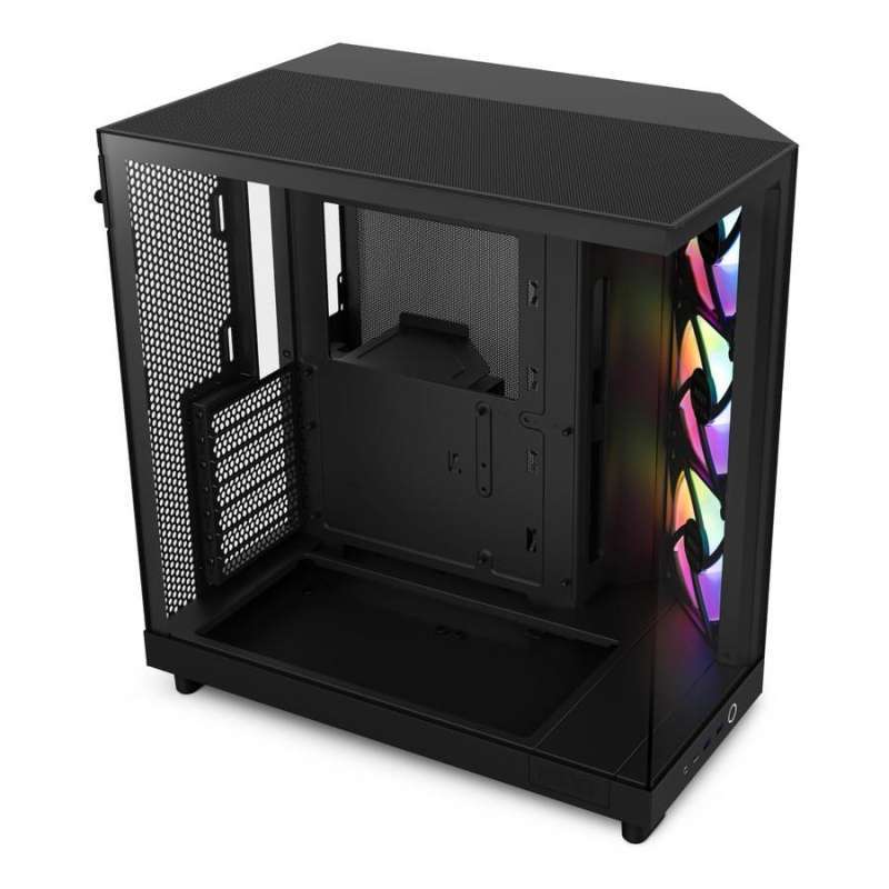 Jual Nzxt H6 Flow Rgb Compact Dual Chamber Mid-tower Gaming Case Di ...