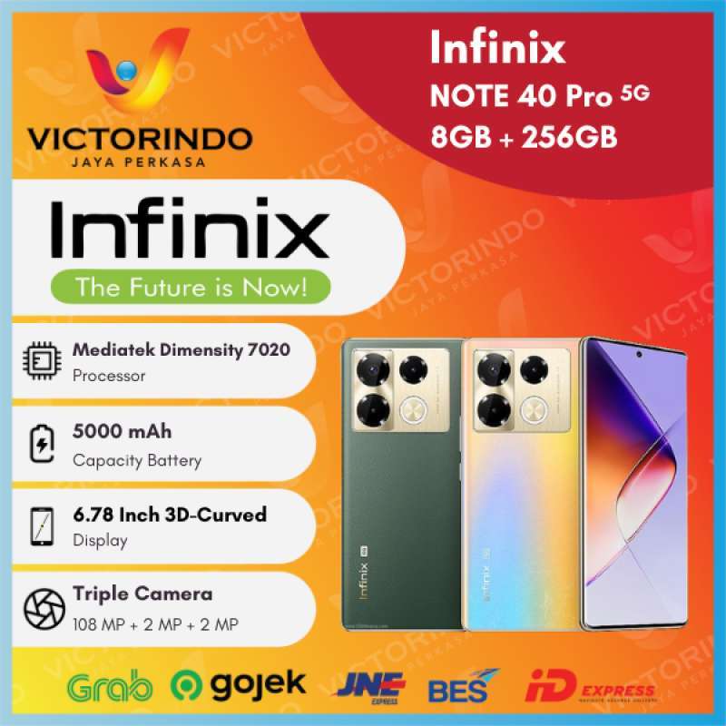 Jual Infinix Note 40 Pro 5g ( Ram 8gb + Rom 256gb ) Garansi Resmi Di Seller Victorindo Official ...