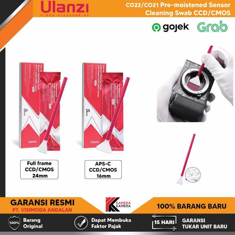 Jual Kamerakamera Ulanzi Co21 Pre-moistened Sensor Cleaning Swab Aps-c ...