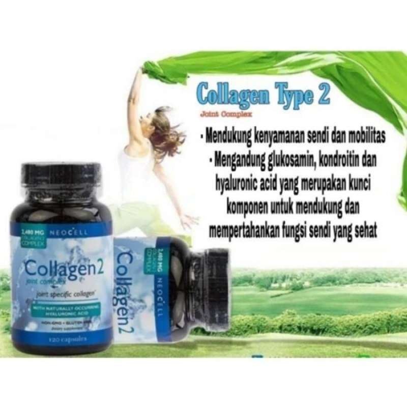 Jual Neocell Collagen Type 2 Joint Complex 2400mg Isi 120 Capsules ...