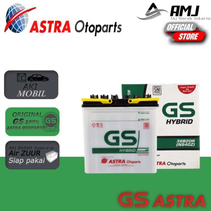 Promo Aki Mobil Xenia Gs Astra Ns40z Aki Basah 12v / 35 Ah - Grab/gojek Diskon 7% Di Seller ...