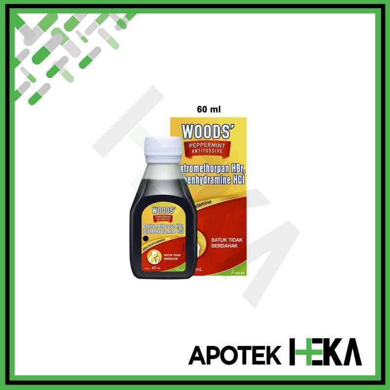 Jual Woods' Peppermint Antitussive Obat Batuk Kering - 100 Ml Di Seller ...