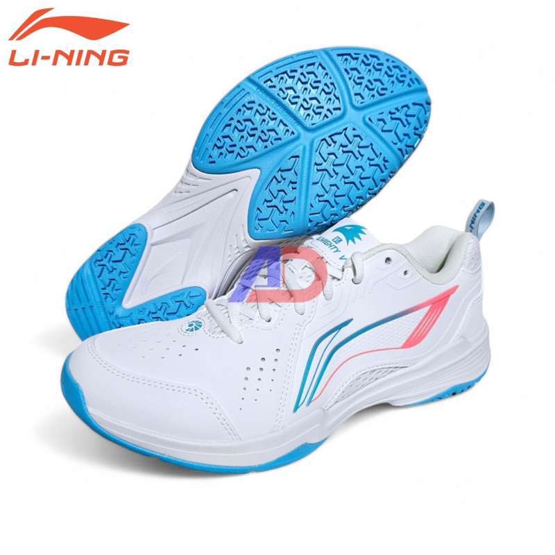 Promo Sepatu Badminton Lining Almighty V2 / V 2 Bulutangkis Original - 9.5 Blue Danube Diskon 15 ...