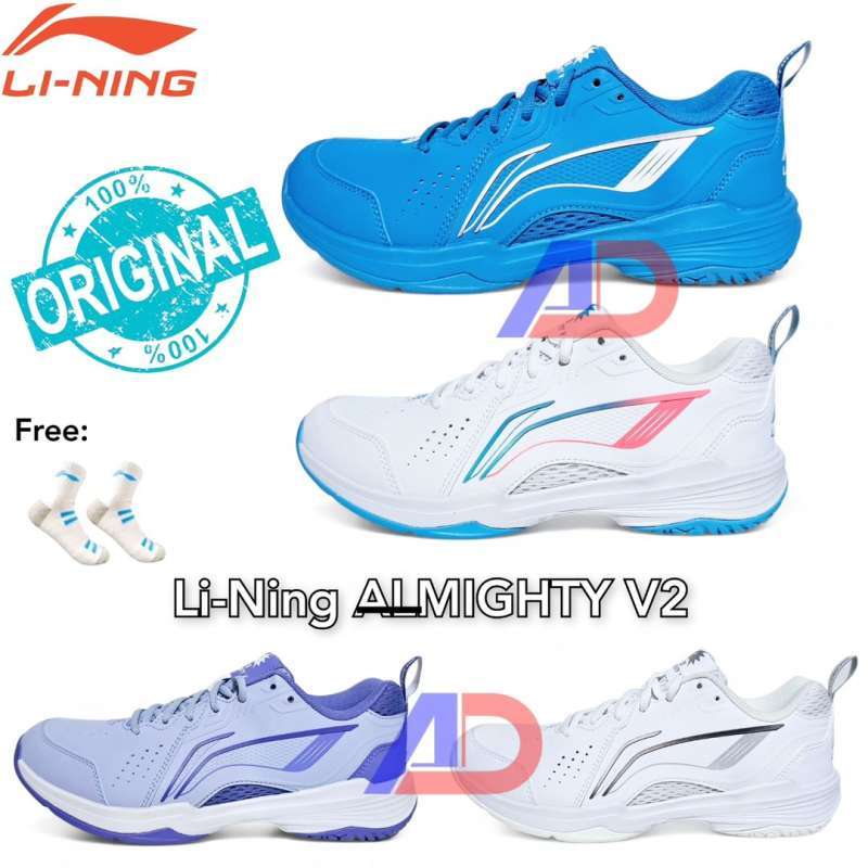 Promo Sepatu Badminton Lining Almighty V2 / V 2 Bulutangkis Original ...