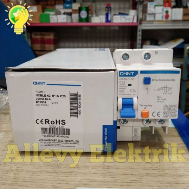 Promo Rcbo Chint Elcb + Mcb Nxble-32 1p+n 25a 30ma Chint Diskon 50% Di ... Promo Rcbo Chint Elcb + Mcb Nxble-32 1p+n 25a 30ma Chint Diskon 50% Di ...