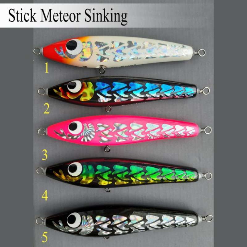 Promo Stick / Pencil Meteor 50 Gram Lengkap Dengan Kail Siap - Orange ...