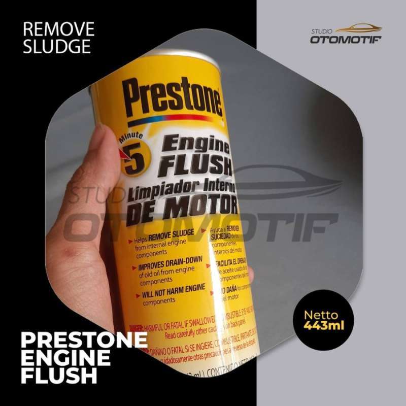 Jual Prestone Engine Flush Pembersih Penguras Oli Mesin 443ml Di Seller ...