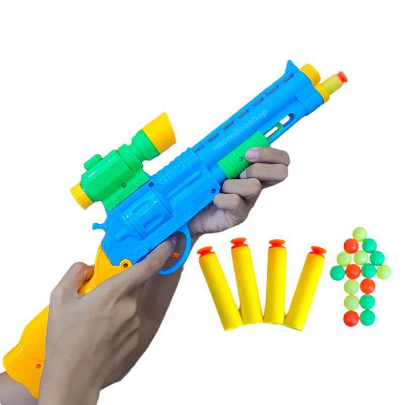 Jual Police Swat Protect City Mainan Pistol Tembakan Anak Shooting Gun ...